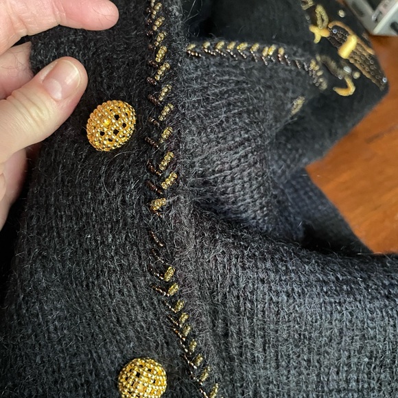 Sweaters | Vtg Ib Diffusion Embroidered Beaded Sweater 9s Sweater With ...